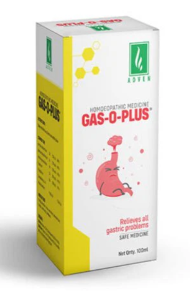 Adven Gas-O-Plus Syrup 450ml for Acidity, Gas Relief and Digestive ...